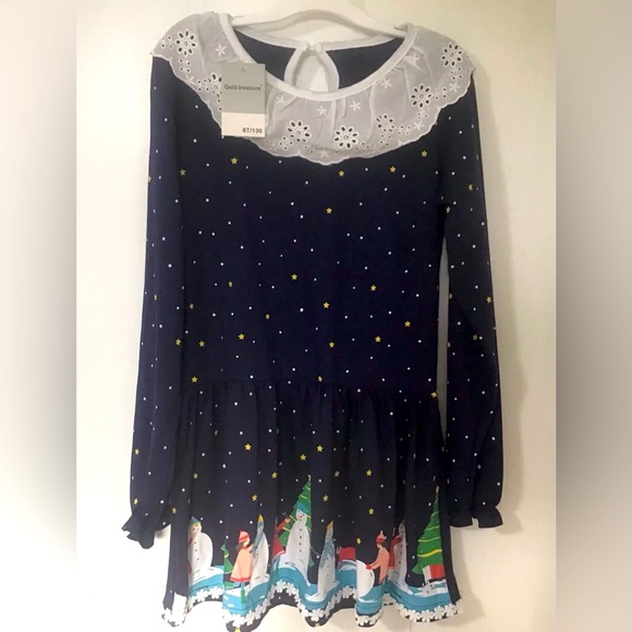 Gold Treasure | Dresses | Nwt Gold Treasure Girls Boutique Christmas ...